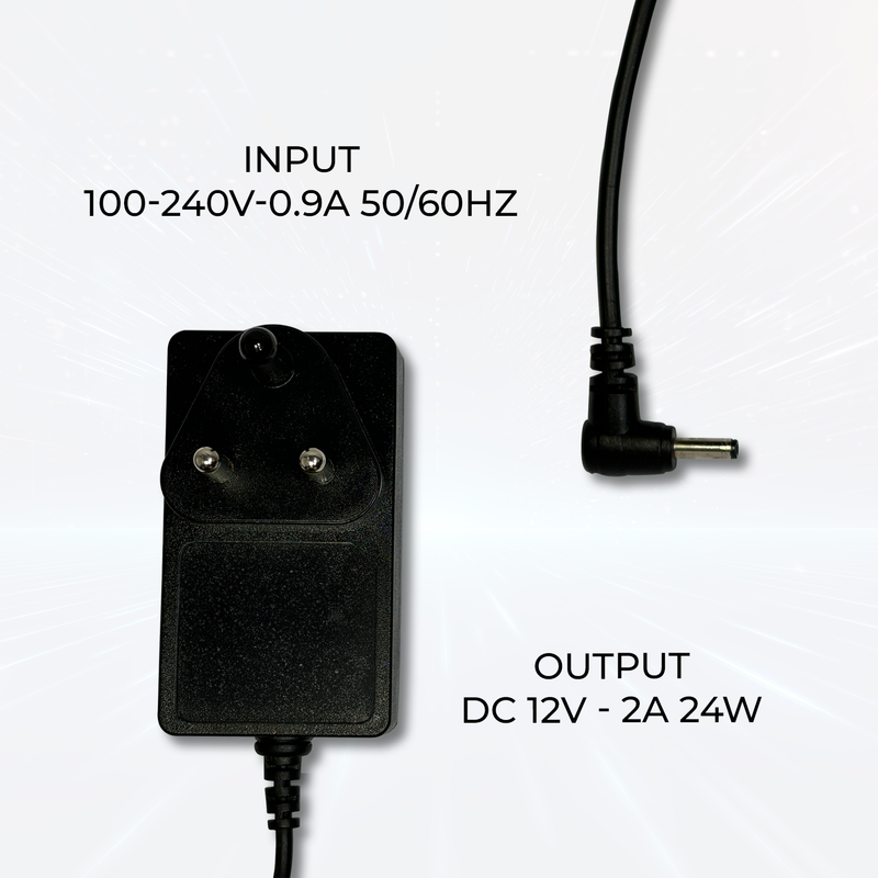 ULTIMUS Laptop Charging Adaptor Output: DC 12V - 2Amp Input AC :100-24 ...