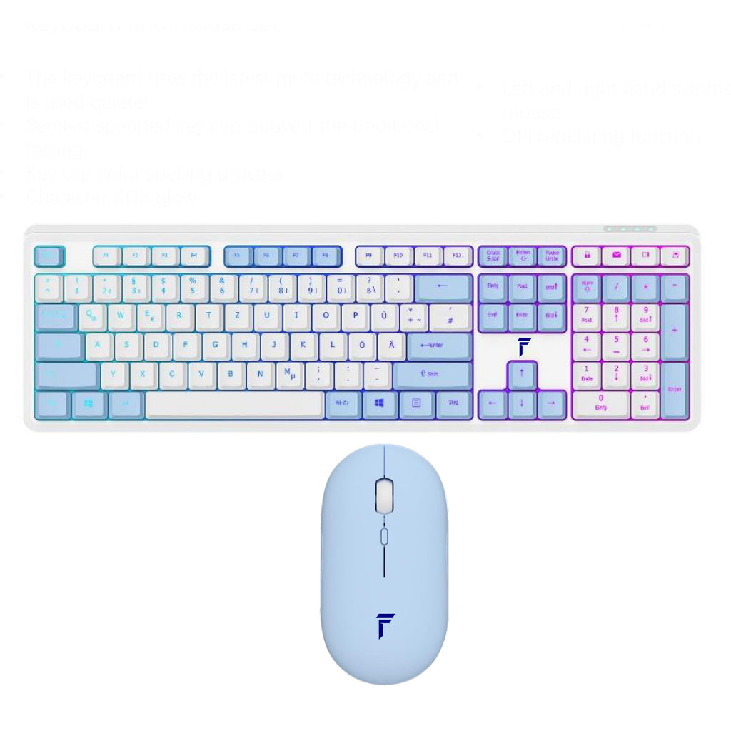 KB6008 + MS2226 wireless silent keyboard and mouse set – FUTOPIA Global