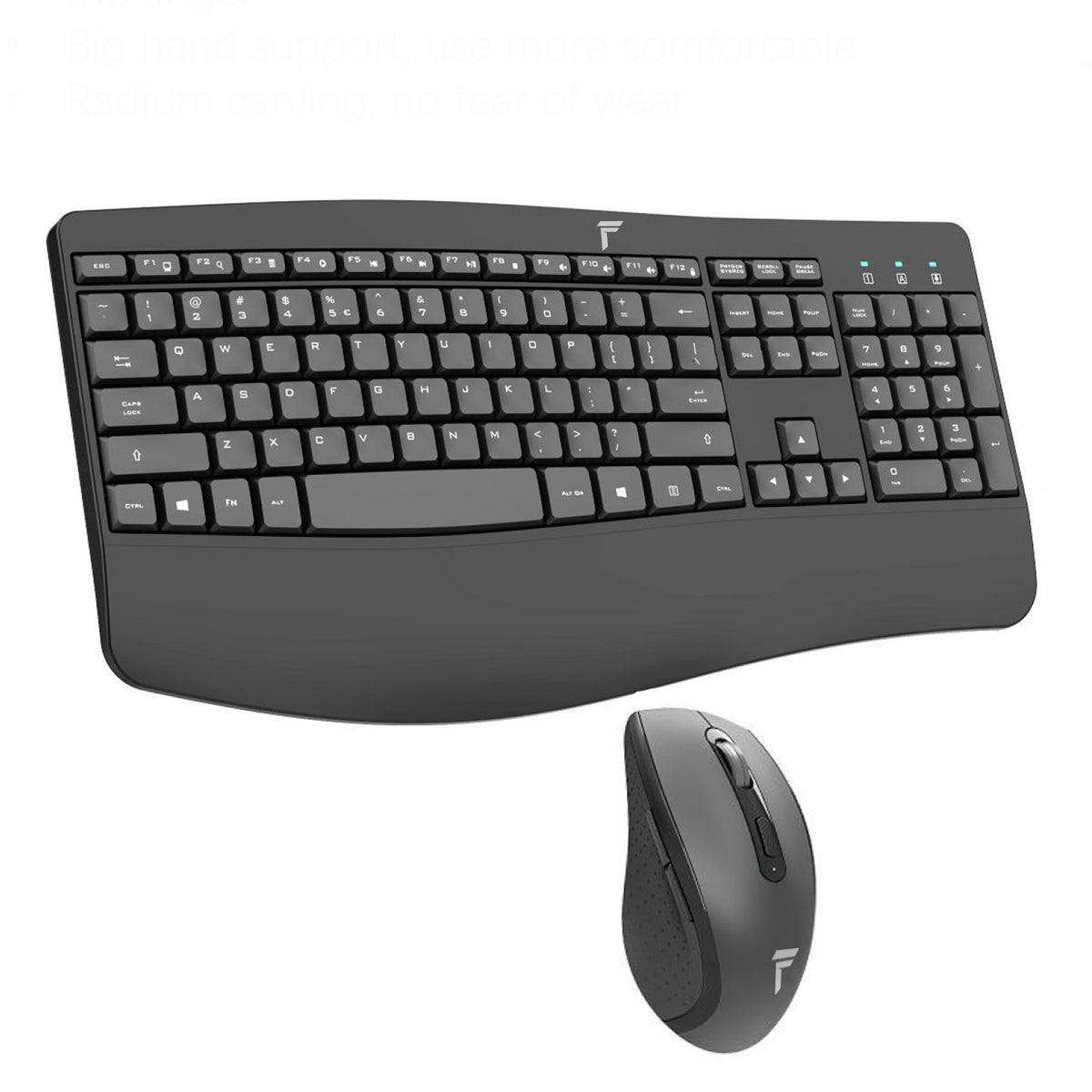 KB7001 + MS2237 wireless silent keyboard and mouse set – FUTOPIA Global